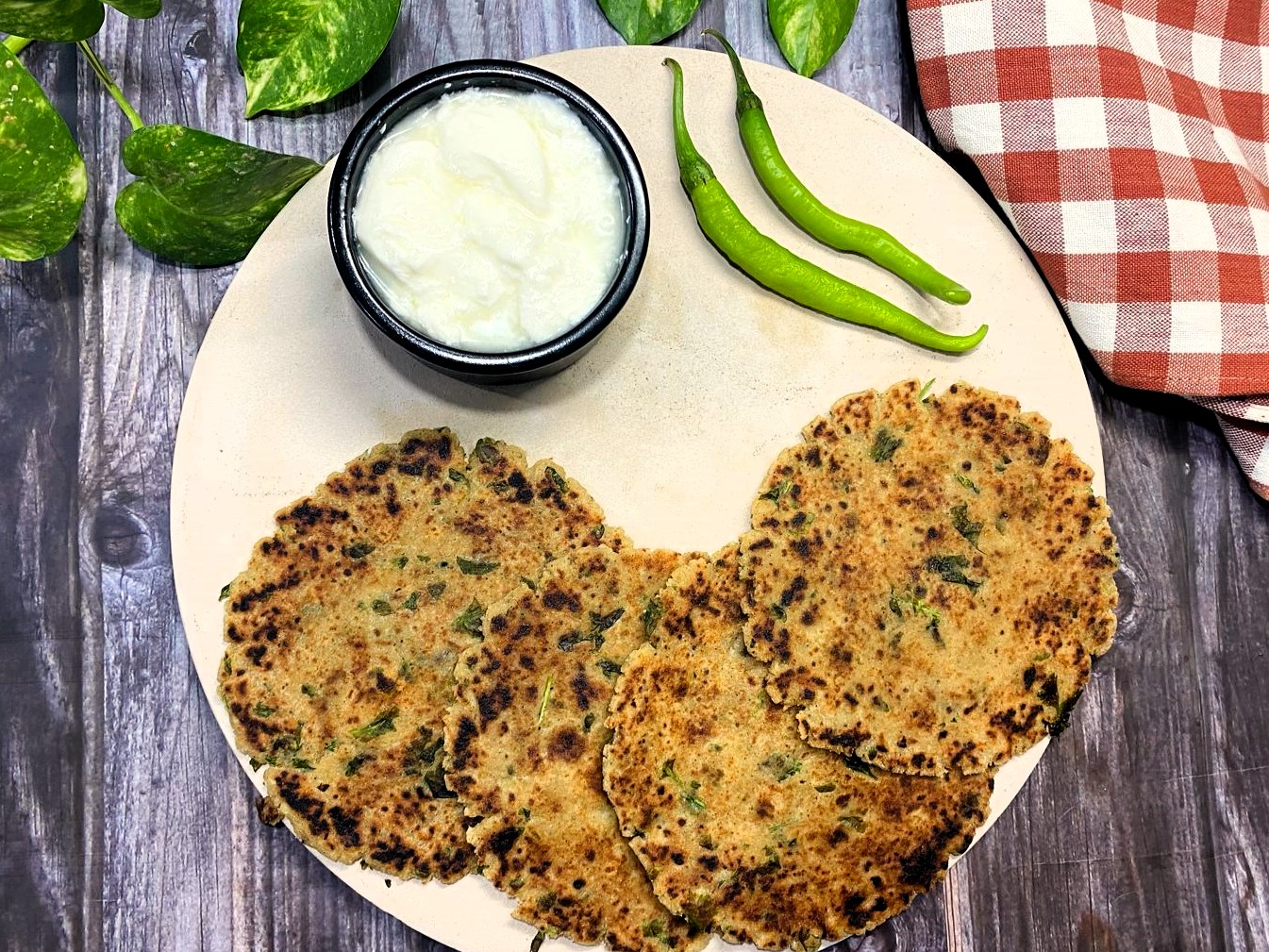 Paneer Rajgira Paratha - Foodie Trail