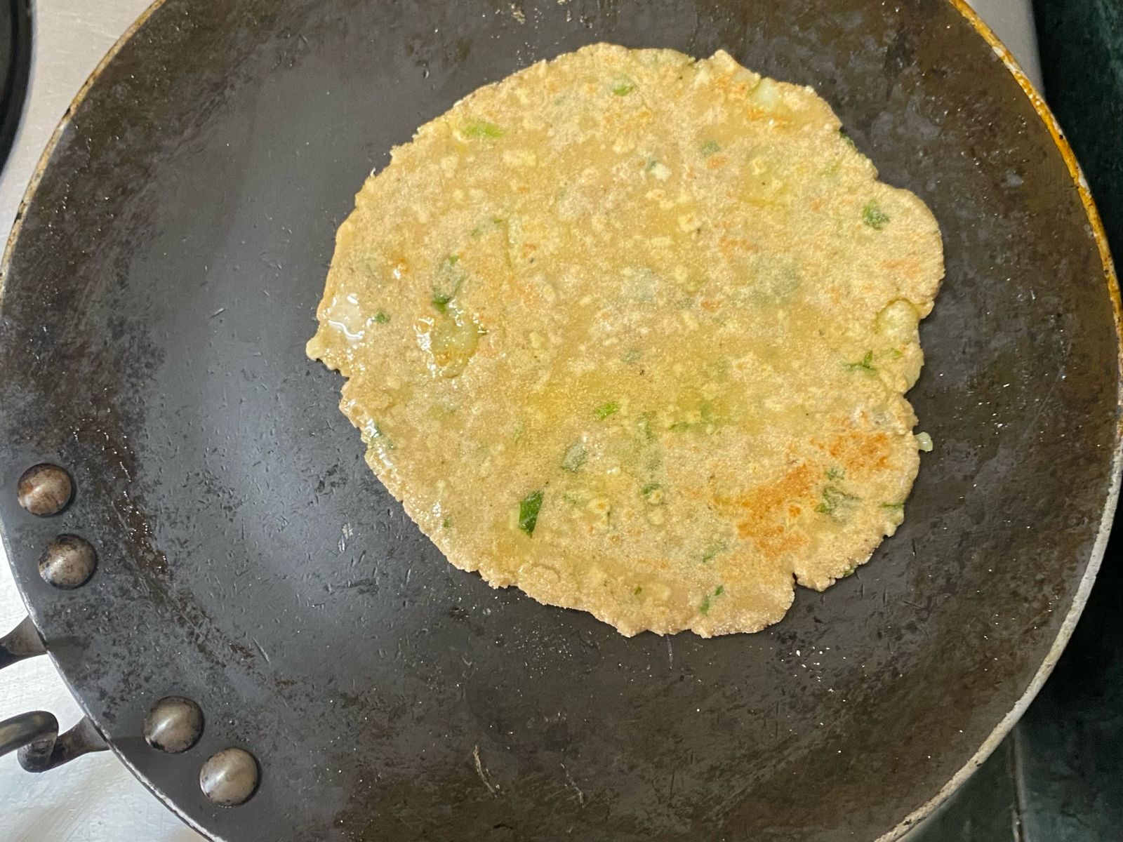 Paneer Rajgira Paratha - Foodie Trail