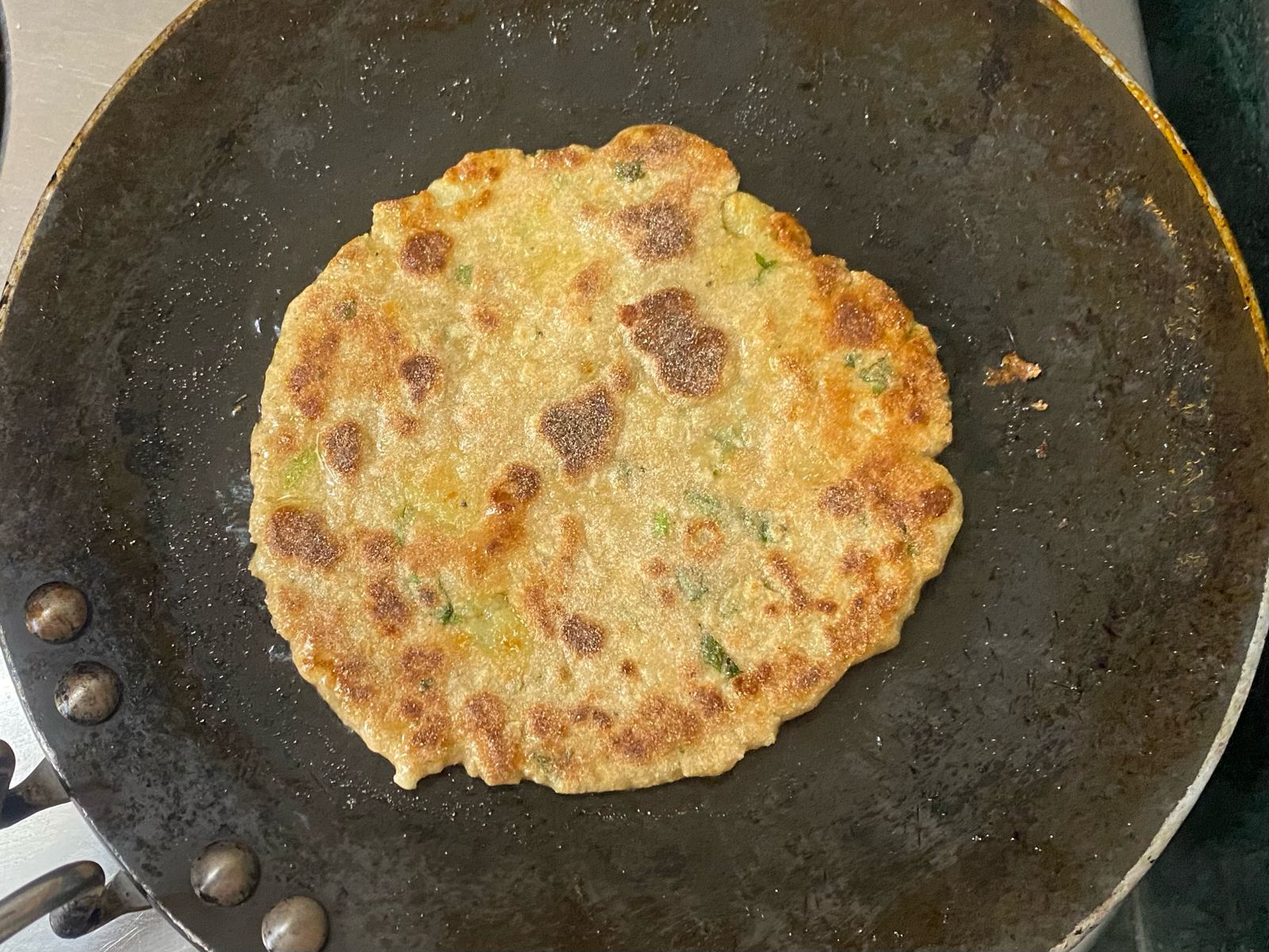 Paneer Rajgira Paratha - Foodie Trail